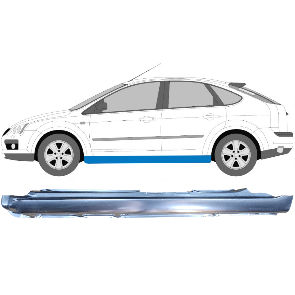 Full sill repair panel for Ford Focus 2004-2010 / Left 6587
