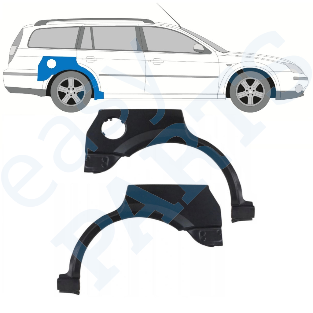 Ford Mondeo 2000-2007 Kombi Rear Wing Repair Panel / Set
