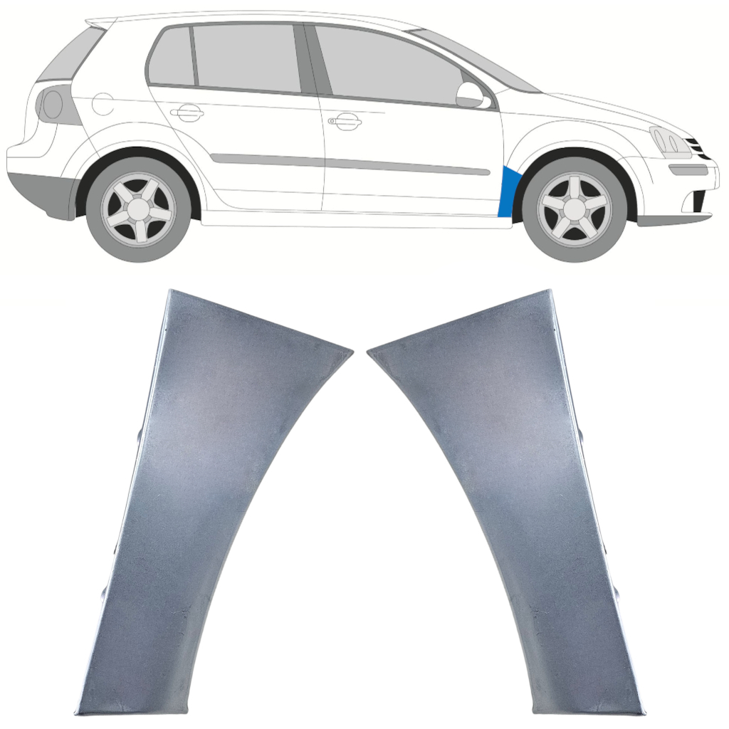 Front wing repair panel for Volkswagen Golf 5 2003-2009 / Left / Right ...