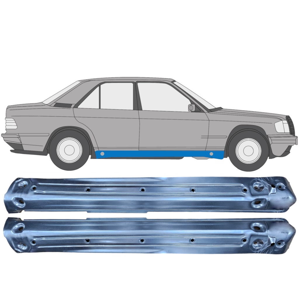 Full sill repair panel for Mercedes 190 W201 1982-1993 / Left+Right ...
